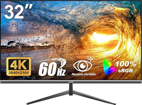 Gawfolk Monitor De Computadora 4k Uhd De 32 Pulgadas