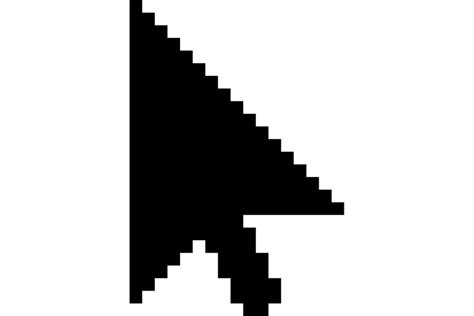 Pointer Cursor Black Arrow Drag Pixel Icon Eps Png 3492322