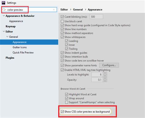 Settings How To Change The Way HEX Colors Are Shown In JetBrains IDEs Stack Overflow
