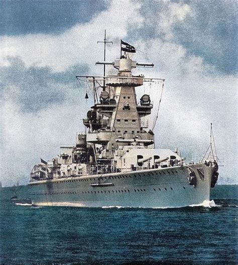 German Cruiser Admiral Scheer Gerhard Von Scharnhorst German Heavy