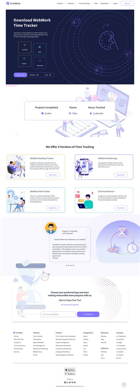 Redesign For Webwork On Behance
