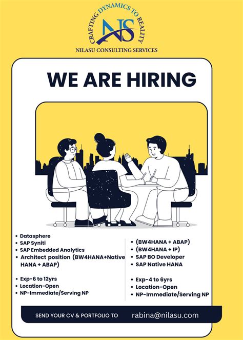 Rabina Nunisa On Linkedin Hiringalert Immediatejoiner Servingnoticeperiod Sapdatasphere