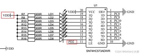【蓝桥杯嵌入式组】hal库stm32cubemx学习笔记三：01 Ledstm32lcd和led冲突 Csdn博客