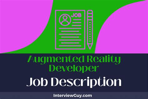 Augmented Reality Developer Job Description Updated For 2025
