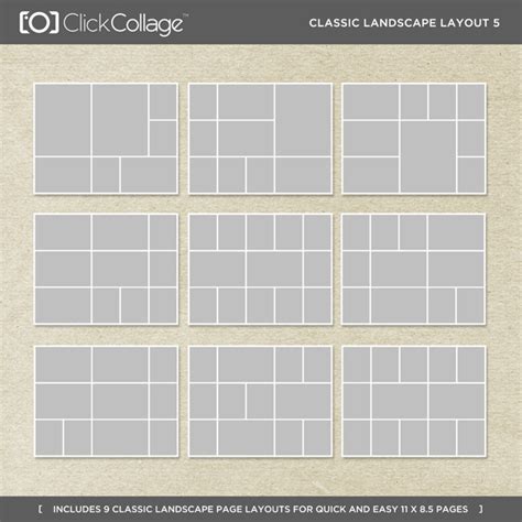 Classic Landscape Layout 5 Digital Art