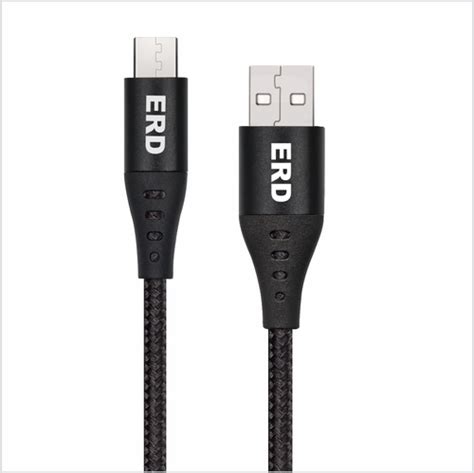 Uc 151 Micro Usb Braided Data Cable Copper Conductor 1 Meter Length