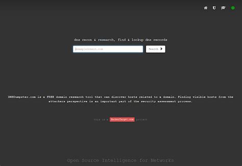 Domain Osint And Attack Surface Mapping Using Dnsdumpster
