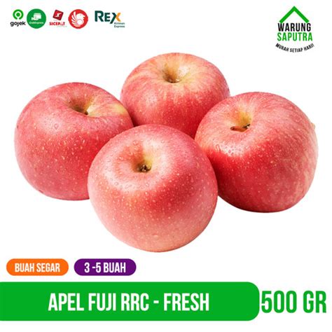 Jual Buah Apel Fuji Impor Rrc Segar Manis 500g Kota Bandung Warung
