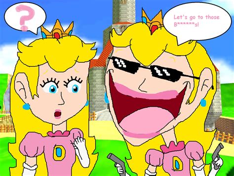 Princess Peach Meets Smg4 Princess Peach By Sergi1995 On Deviantart