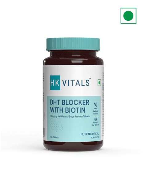 Hk Vitals Dht Blocker With Biotin Tablets To Reduce Hair Fall 60