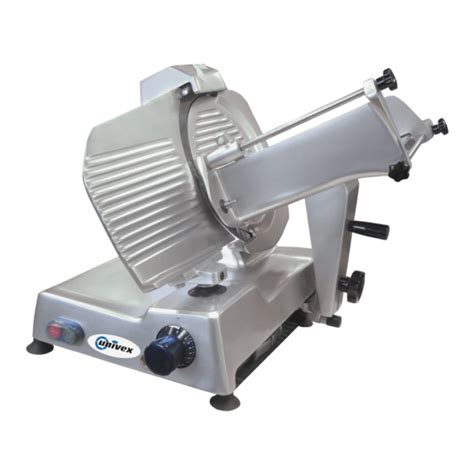 Univex 6612m Value Electric Slicer Manuals