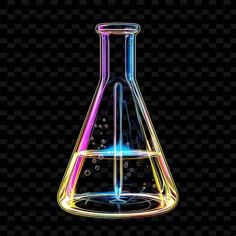 Premium Psd A Bottle With A Colorful Light On It And The Words Quot Test Tubes Quot