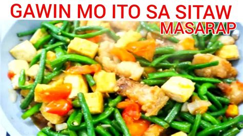 GINISANG SITAW WITH PORK AND TOFU - YouTube