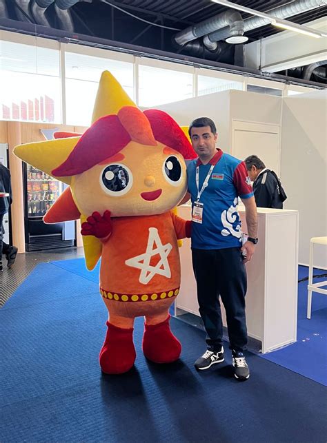 With Japan Abilympics At The International Abylympics Games Agshin