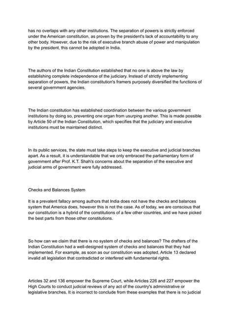 doctrine of separation of powers pdf