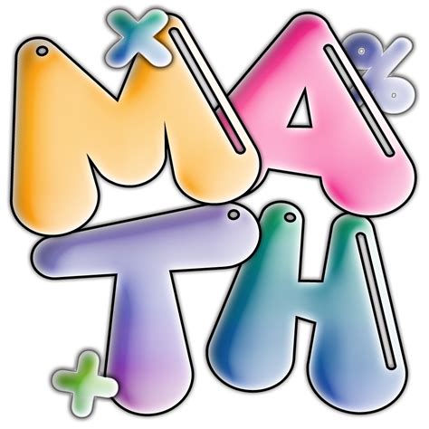 Free Math Clipart Pictures Clipartix