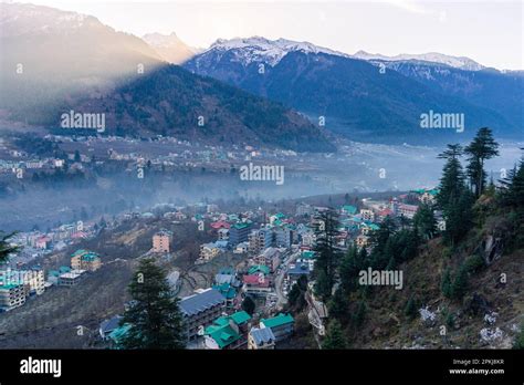 Monsoon Clouds Moving Over Snow Covered Himalaya Mountains With The