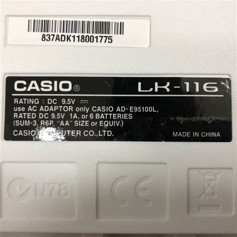 Yahoo オークション Q134 C6 135 Casio カシオ 電子キーボード Lk 11
