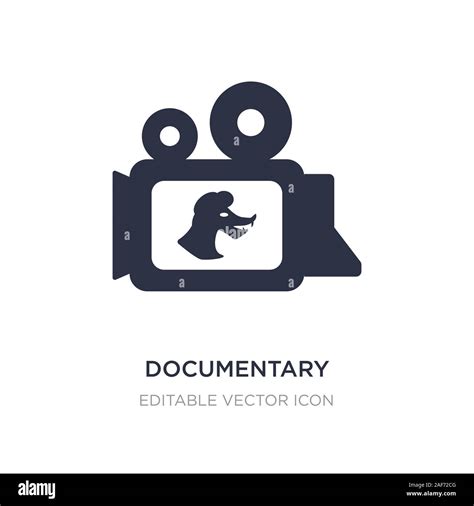 Documentary Icon On White Background Simple Element Illustration From