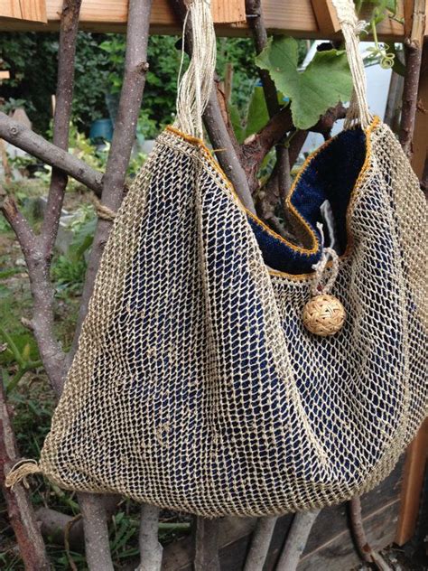 100 Organic Hand Knitted And Handwoven Handbag Limited Production
