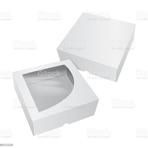 골 판지 케이크 백색 상자 패스트 푸드 선물 등 벡터 이랑입니다 포장을 수행 한다 패키지 서식 파일 집합입니다 3차원 형태에 대한 스톡 벡터 아트 및 기타 이미지 Istock