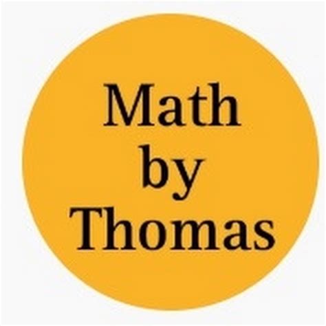 Math By Thomas Youtube