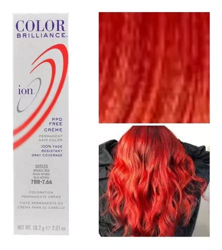 Ion Tinte Permanente En Crema 7rr Rojo Intenso Envío Gratis