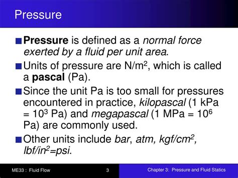 Ppt Chapter 3 Pressure And Fluid Statics Powerpoint Presentation