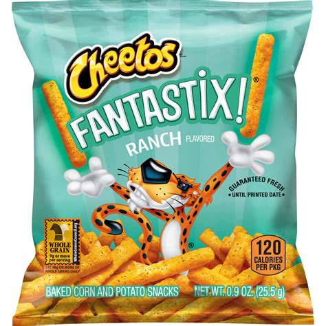 Cheetos Fantastix Ranch Flavored Baked Corn And Potato Snacks