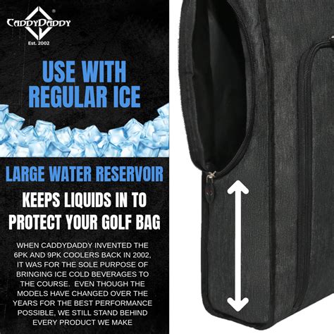 Golf Bag Cooler By Caddydaddy Keep Cans Cold On Golf Course