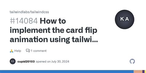 How To Implement The Card Flip Animation Using Tailwind Css