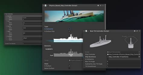 Physics Based Ship Controller