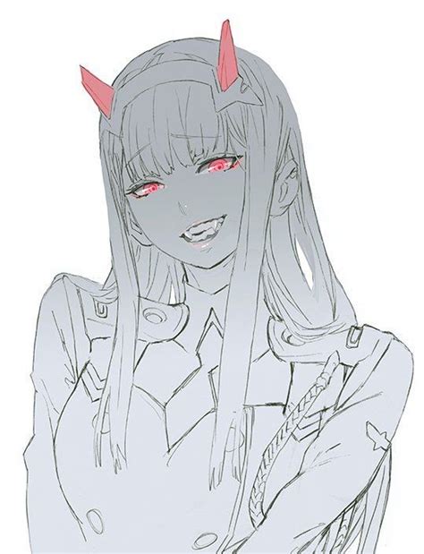 Seductively Smiling Zero Two R Darlinginthefranxx