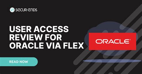 User Access Review For Oracle Via Flex Automate With Securends Oracle Connector