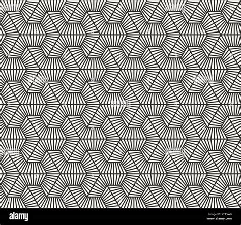 Vector Seamless Lines Pattern Modern Stylish Triangle Shapes Texture Repeating Geometric Tiles