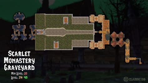 Wow Classic Scarlet Monastery Graveyard Location Quests Bosses