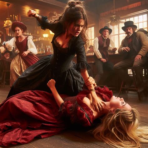 Western Saloon Catfight 67 By Tragiccatfightfan On Deviantart