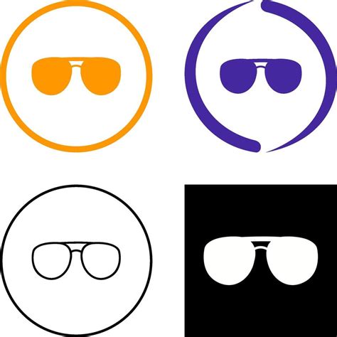 Unique Glasses Icon Design 44326774 Vector Art At Vecteezy
