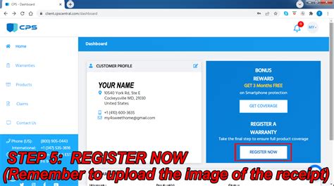 CPS Registration Steps Appliances Less DE
