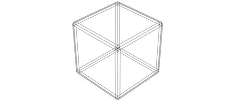 Wireframe Shape Cube D Printing Model Threeding