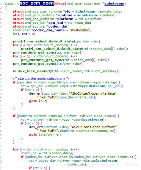 Linux Alsa声卡驱动之四：machine和dailink的作用和实现dai Link Csdn博客