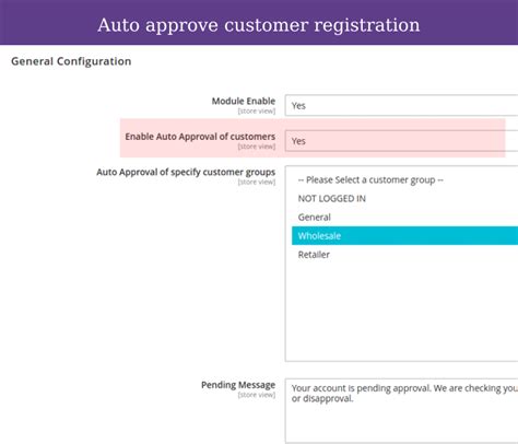 Magento 2 Customer Approval Extension 2024 B2b Activate User Registration