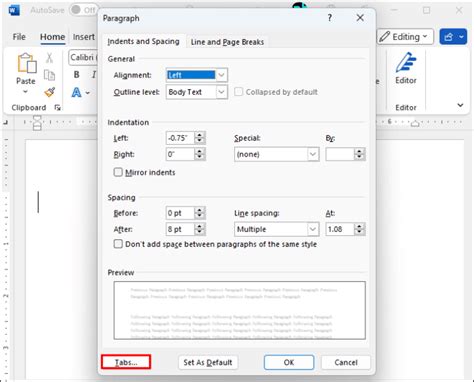 How To Right Align Part Of A Line In Word