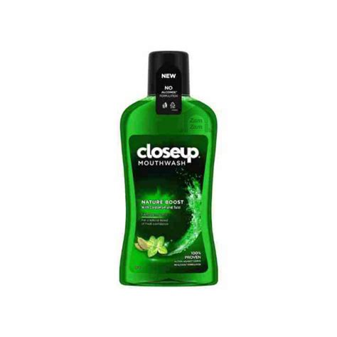 Close Up Mouthwash Nature Boost 300 Ml Kegunaan Efek Samping Dosis