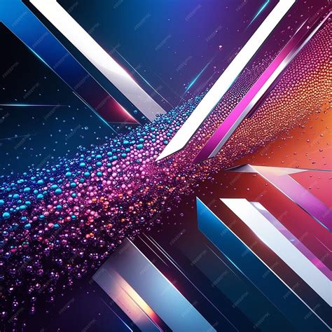 A Vibrant Abstract Background Featuring Premium Ai Generated Image