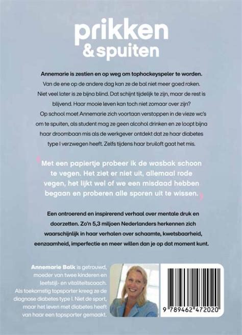 Prikken And Spuiten Annemarie Balk Boek 9789462472020 Bruna
