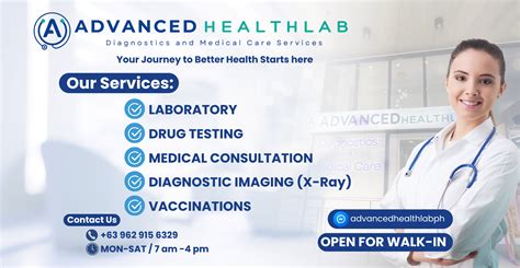 Advanced Healthlab Diagnostics And Medical Care Services Pasig