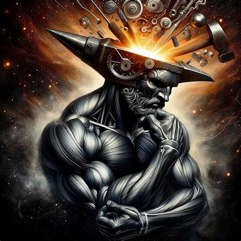 Download Metallurgy Mettallurgist Thinking Man Royalty Free Stock