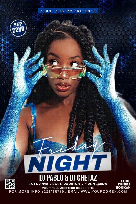 Friday Night Template Postermywall