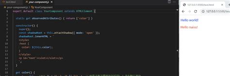 前端笔记：使用web components进行原生组件化开发 前端如何使用原生html封装组件 csdn博客